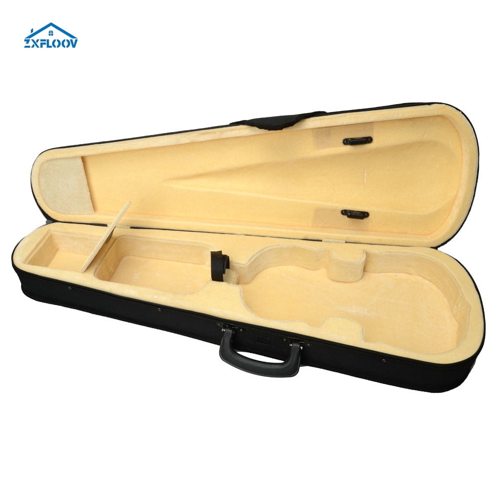 Premium Durable Cloth Fluff Triangle Violin Case with Beige Lining for ...