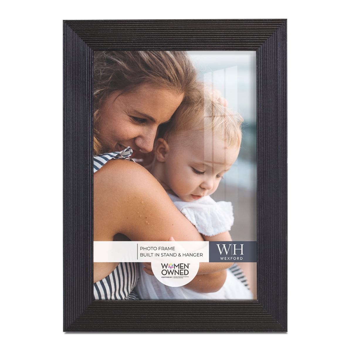 Premium Ebony Solid Wood Picture Frame, 5" x 7" - Walmart.com