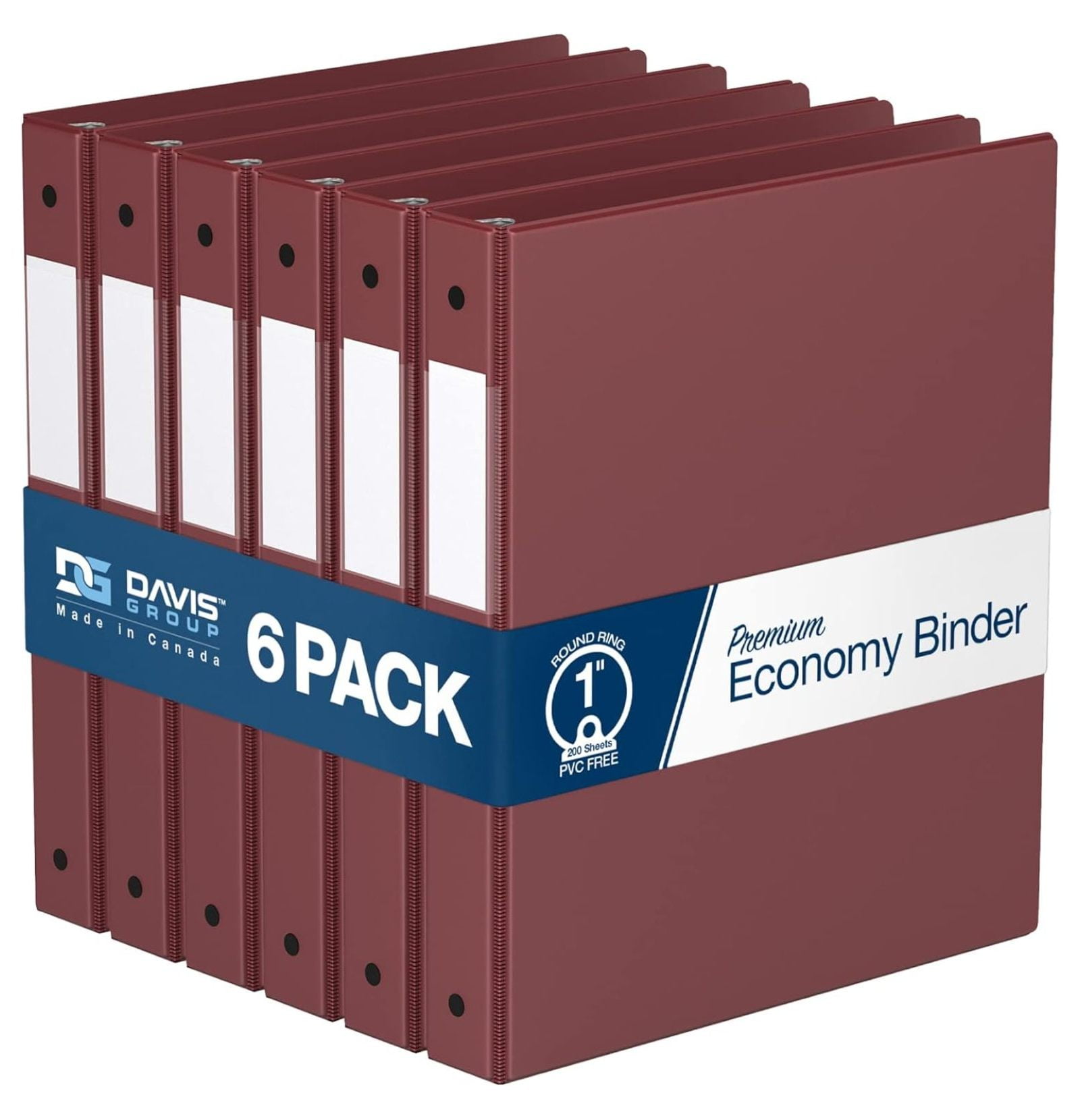 Premium Economy 1-Inch Binder, 3-Ring Binder for School, Office, or ...