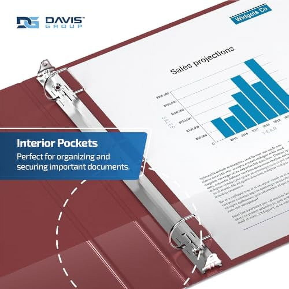 Premium Economy 2-Inch Binders, 3-Ring Binders for School, Office, or ...