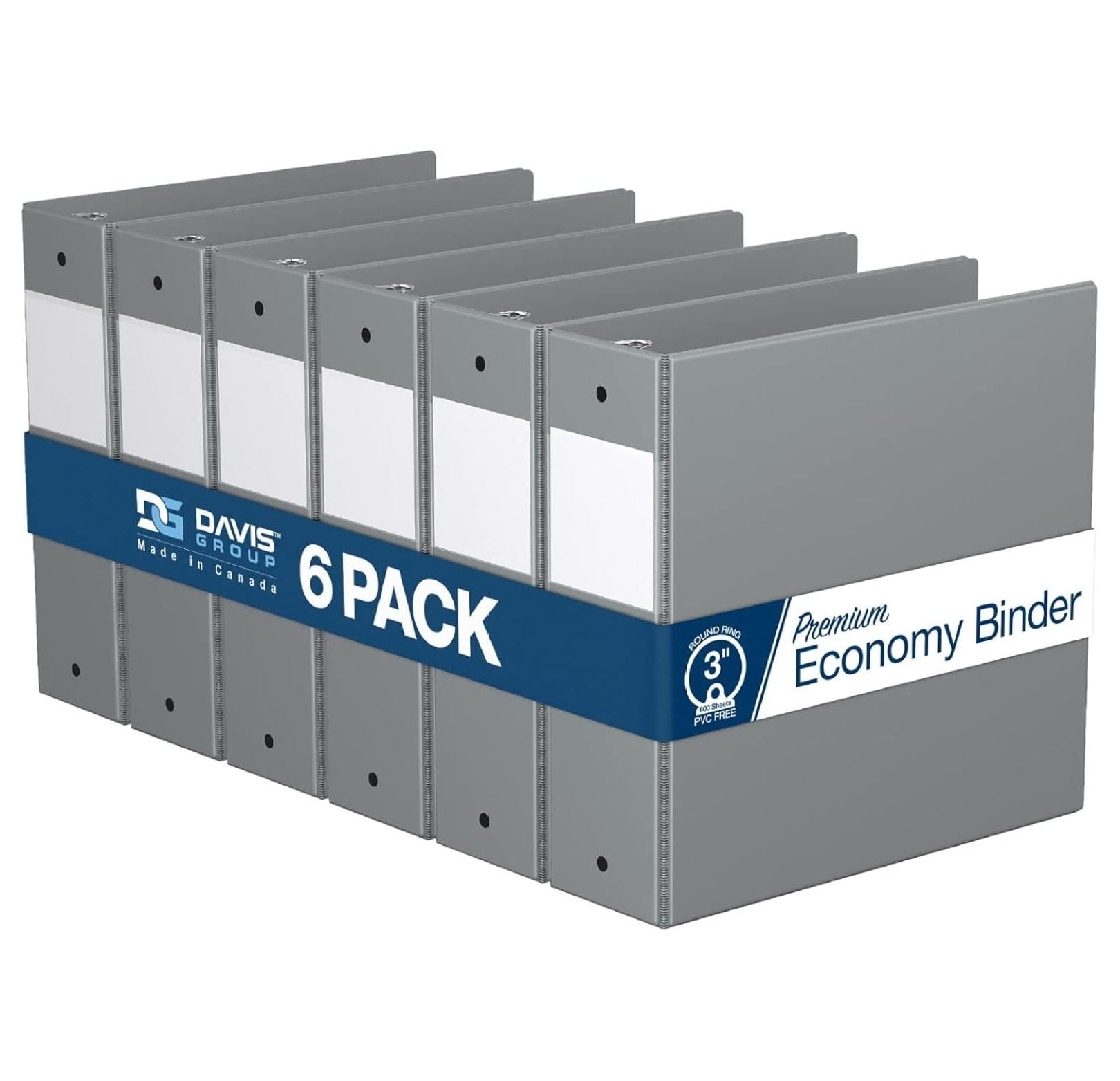 Premium Economy 3-Inch Binder, 3-Ring Binder for School, Office, or ...