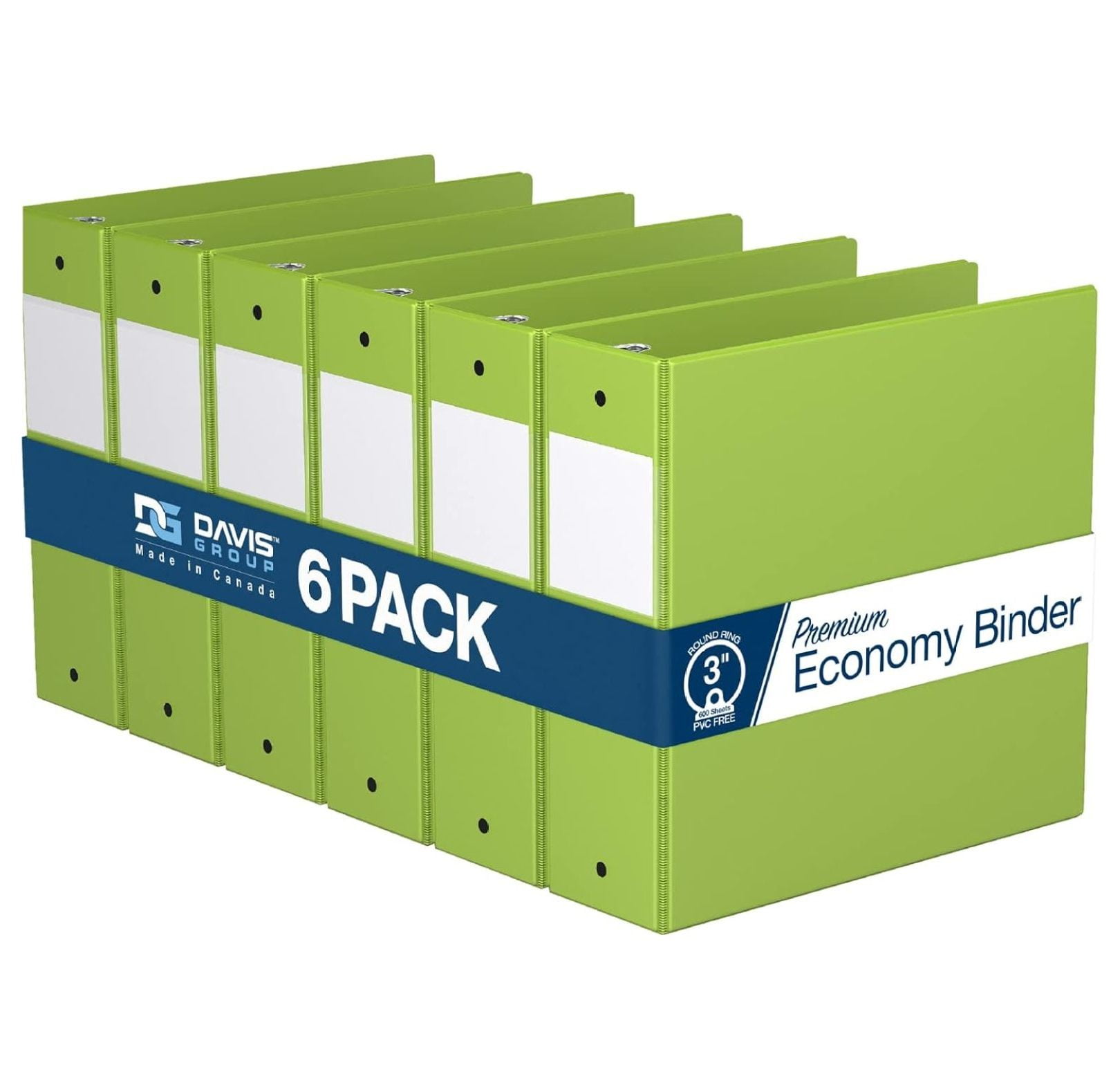 Premium Economy 3-Inch Binder, 3-Ring Binder for School, Office, or ...