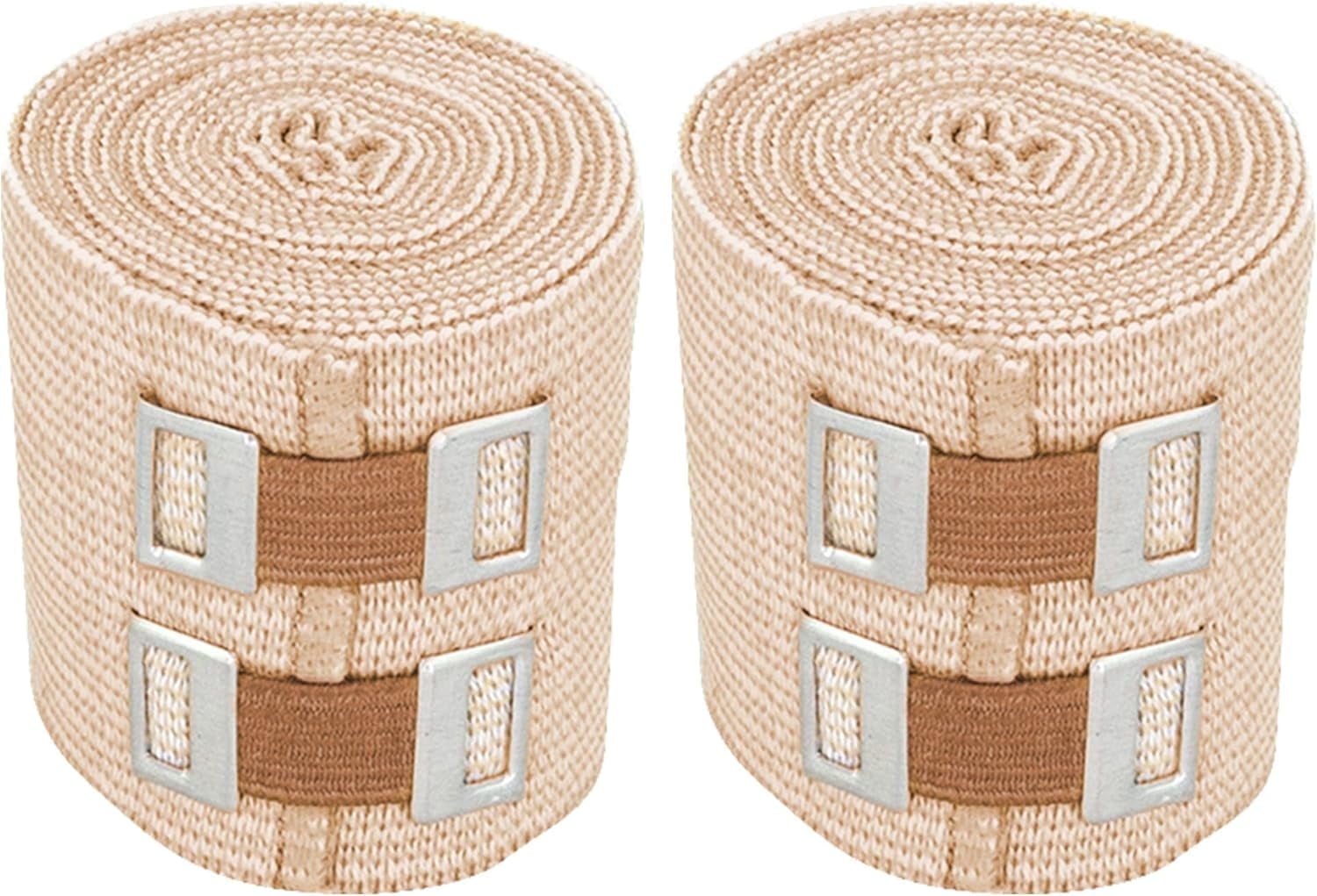 Premium Elastic Bandage Wrap (2" Wide, 2 Pack) - Made of USA Grown Soft ...