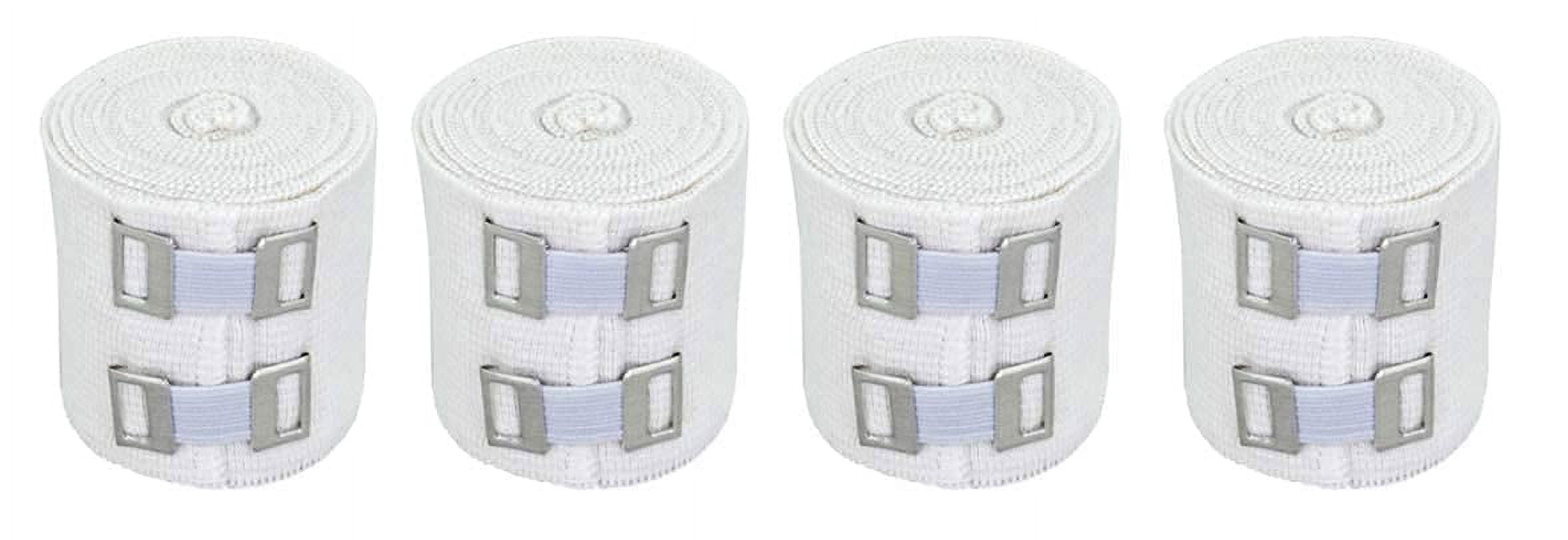 Premium Elastic Bandage Wrap (2" Wide, 4 Pack) - Made of USA Grown ...