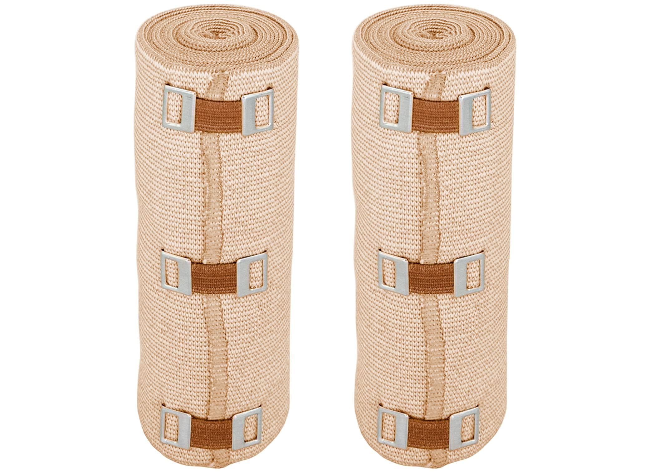Premium Elastic Bandage Wrap (6" Wide, 2 Pack) - Made of USA Grown ...