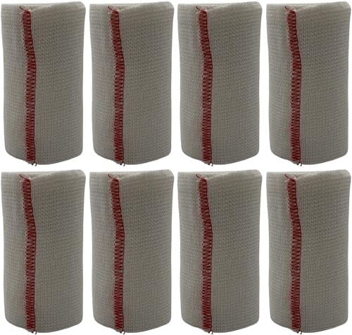Premium Elastic Bandages with Velcro Closure Compression Bandage, 3" x ...