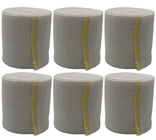 Premium Elastic Flexible Fabric First Aid Wrap Sports Bandage with Self ...