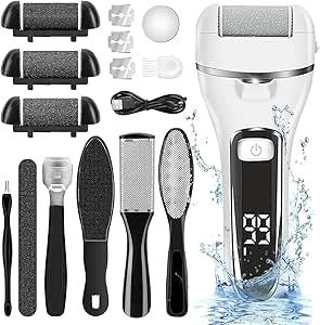 Premium Electric Foot Callus Remover Kit 18 Pieces for Feet Electric ...