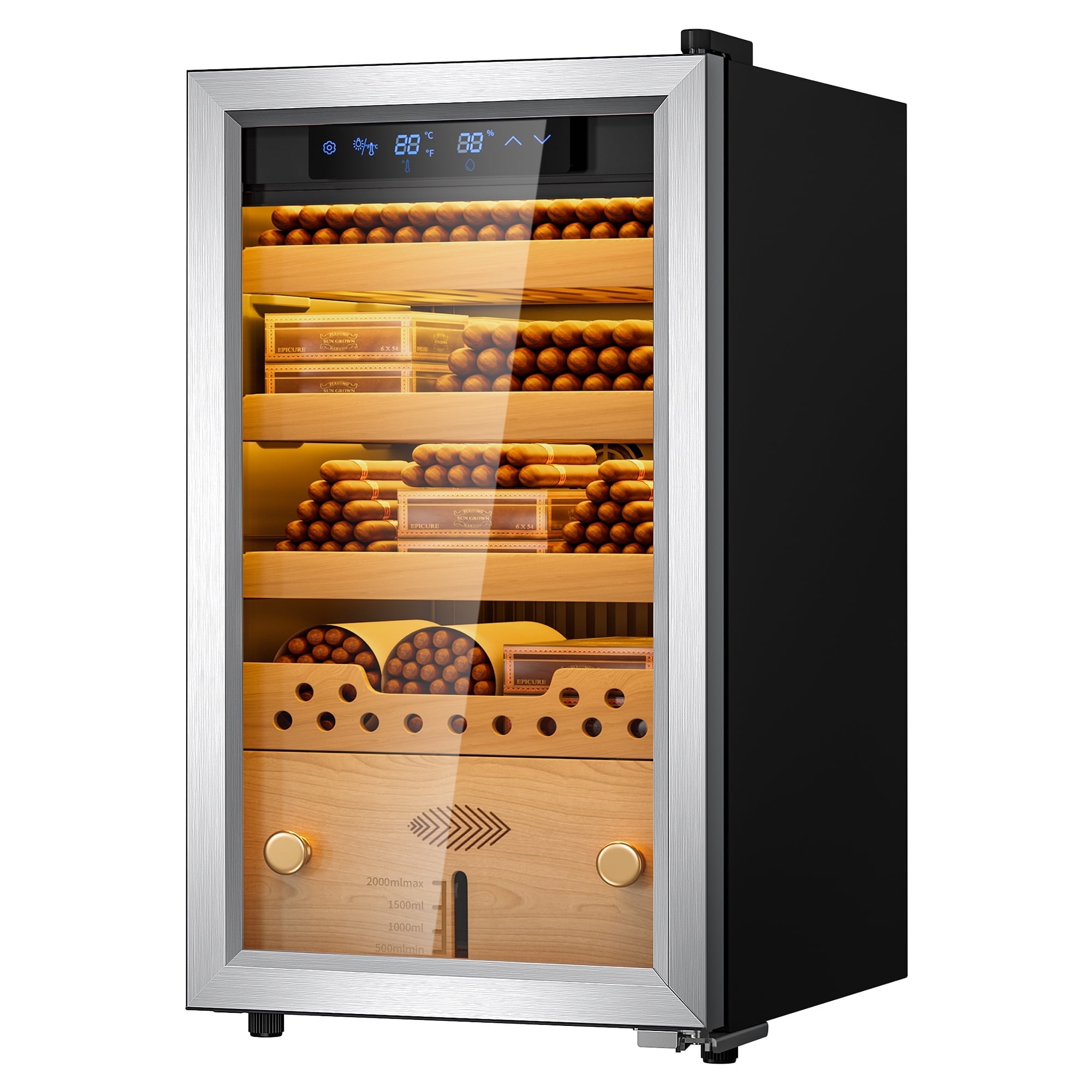 Manastin Electric Cigar Humidors with Compressor Cooling - Premium ...