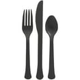 Premium Elegani Heavy Weight Plastic Disposable Cutlery Set - 80 pcs ...