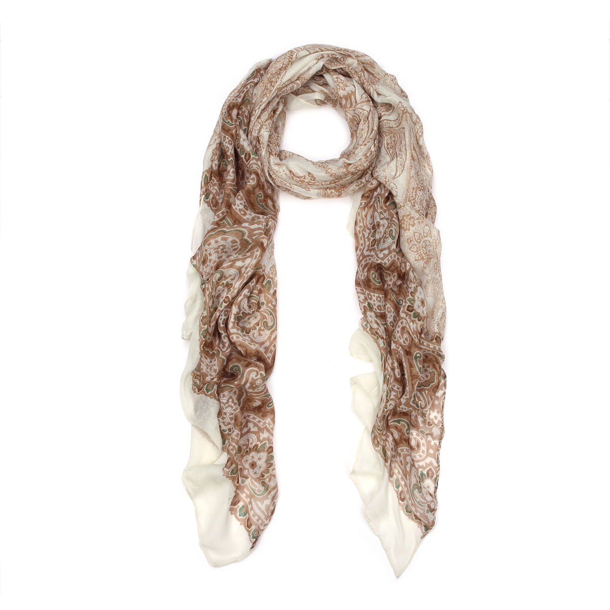 Premium Elegant Paisley Floral Scarf Wrap - Walmart.com