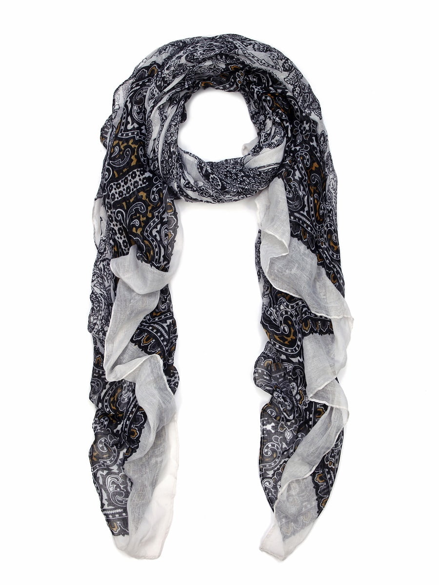 Premium Elegant Paisley Floral Scarf Wrap - Walmart.com
