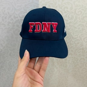 FDNY Baseball Hat, Navy Adjustable Snapback, 100% Cotton, Adult One ...