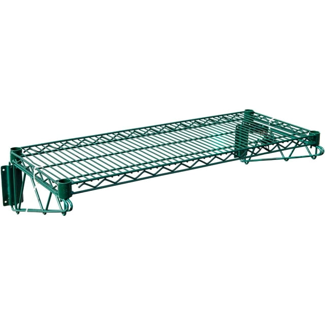Premium Epoxy Green Wire Wall Shelf - Durable Storage, Utility, Food ...