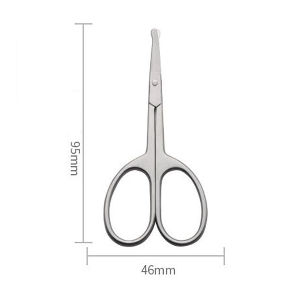 Premium Eyebrow Scissors Multi-Purpose Stainless Manicure Trimmer ...