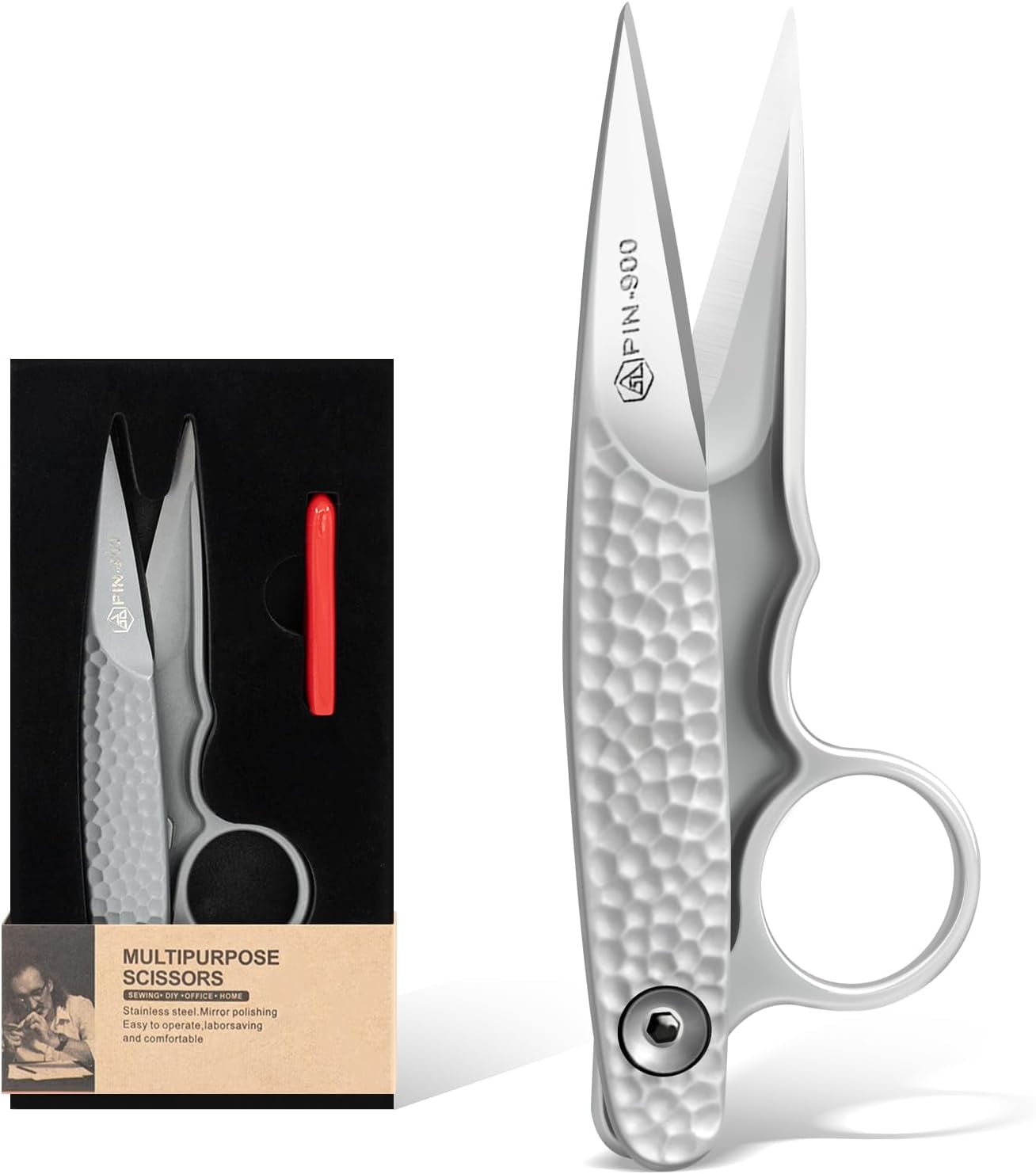 Premium Fabric Scissors for Cutting Clothes, Small Multi-Purpose ...