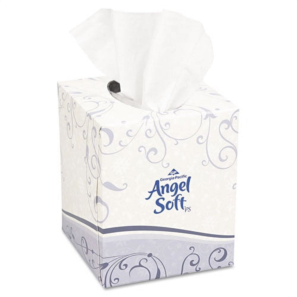 Premium Facial Tissue, 2-Ply, White, Cube Box, 96 Sheets/box | Bundle ...