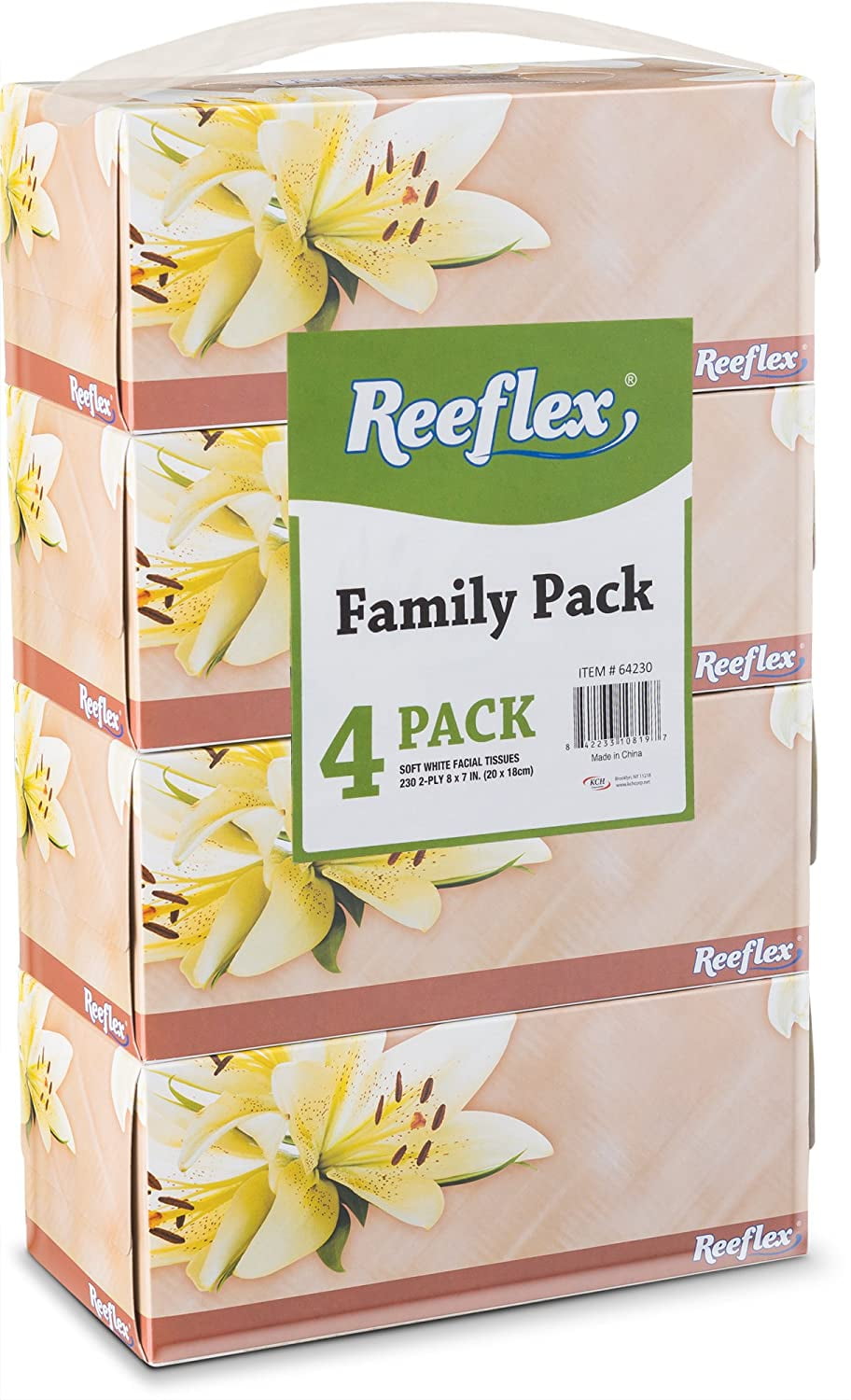 Premium Facial Tissues 230 Sheets Per Box, 2-Ply Soft Touch, Gentle and ...