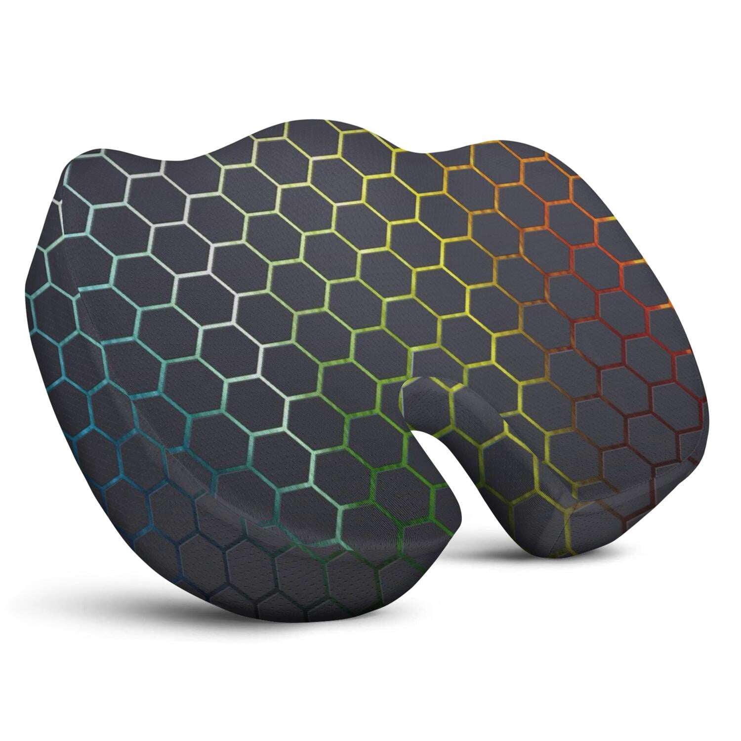 Premium Fashion Pattern Memory Foam Seat Cushion Ergonomic Chair Pad ...