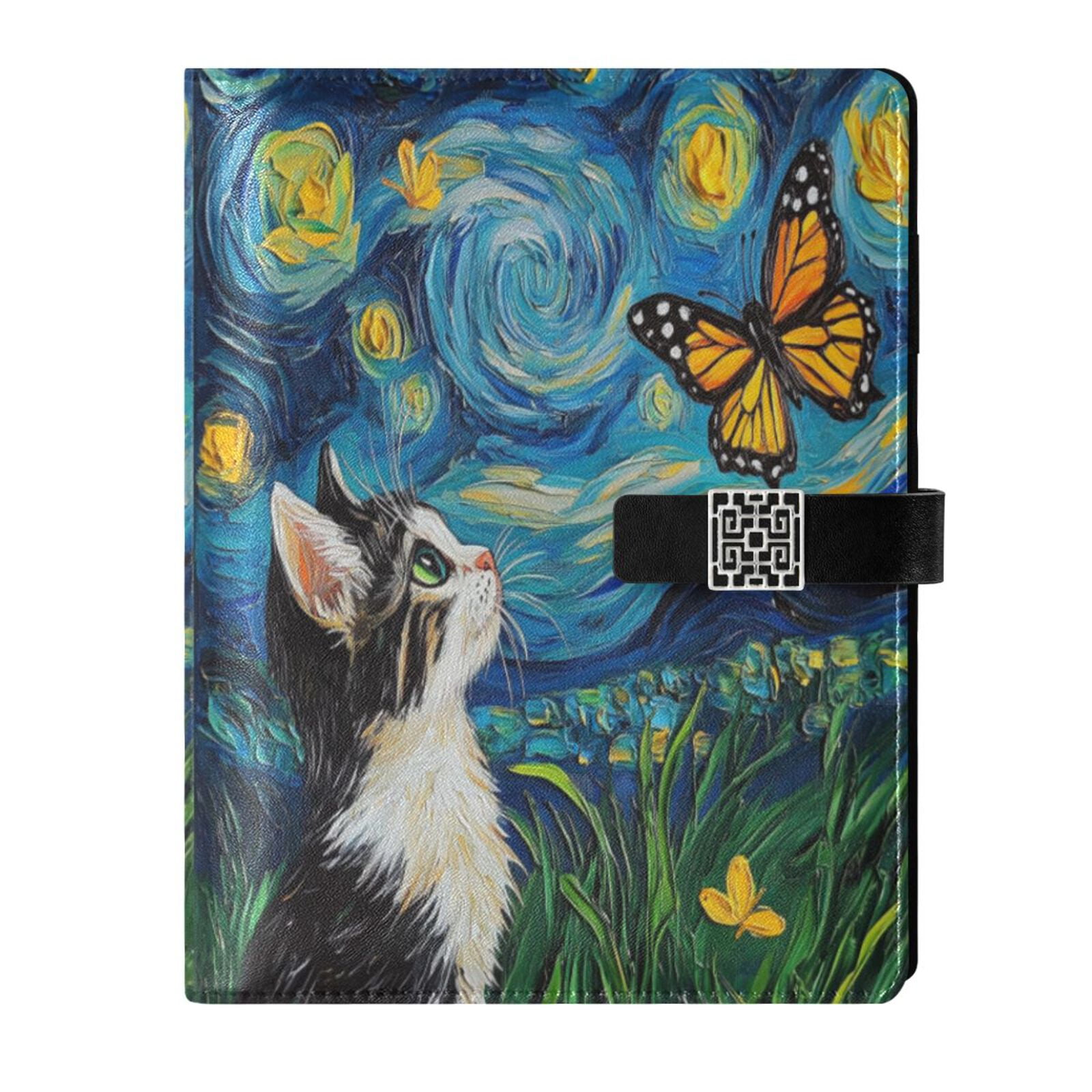 Premium Faux Leather Notebook - Refillable, Multi-Functional Organizer ...