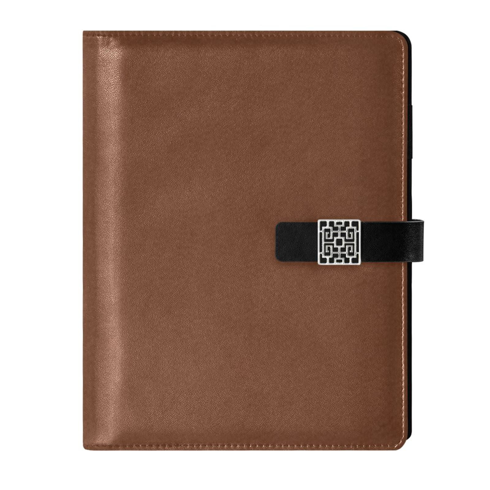 Premium Faux Leather Notebook - Refillable, Multi-Functional Organizer ...
