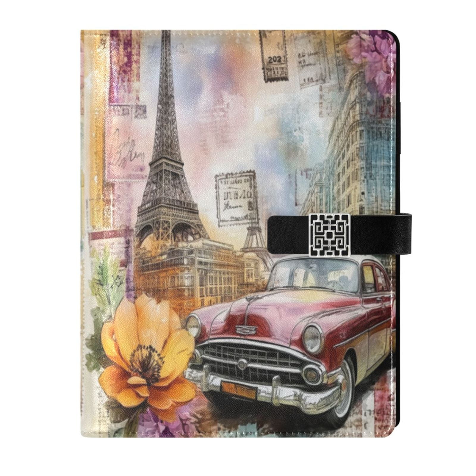 Premium Faux Leather Notebook - Refillable, Multi-Functional Organizer ...