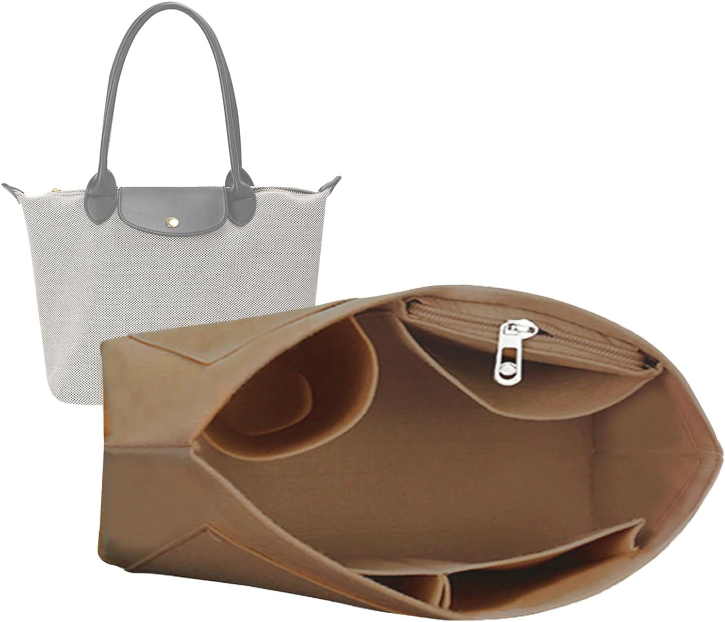 Premium Felt Organizer - Purse Organizer Insert for Le Pliage Neo ...