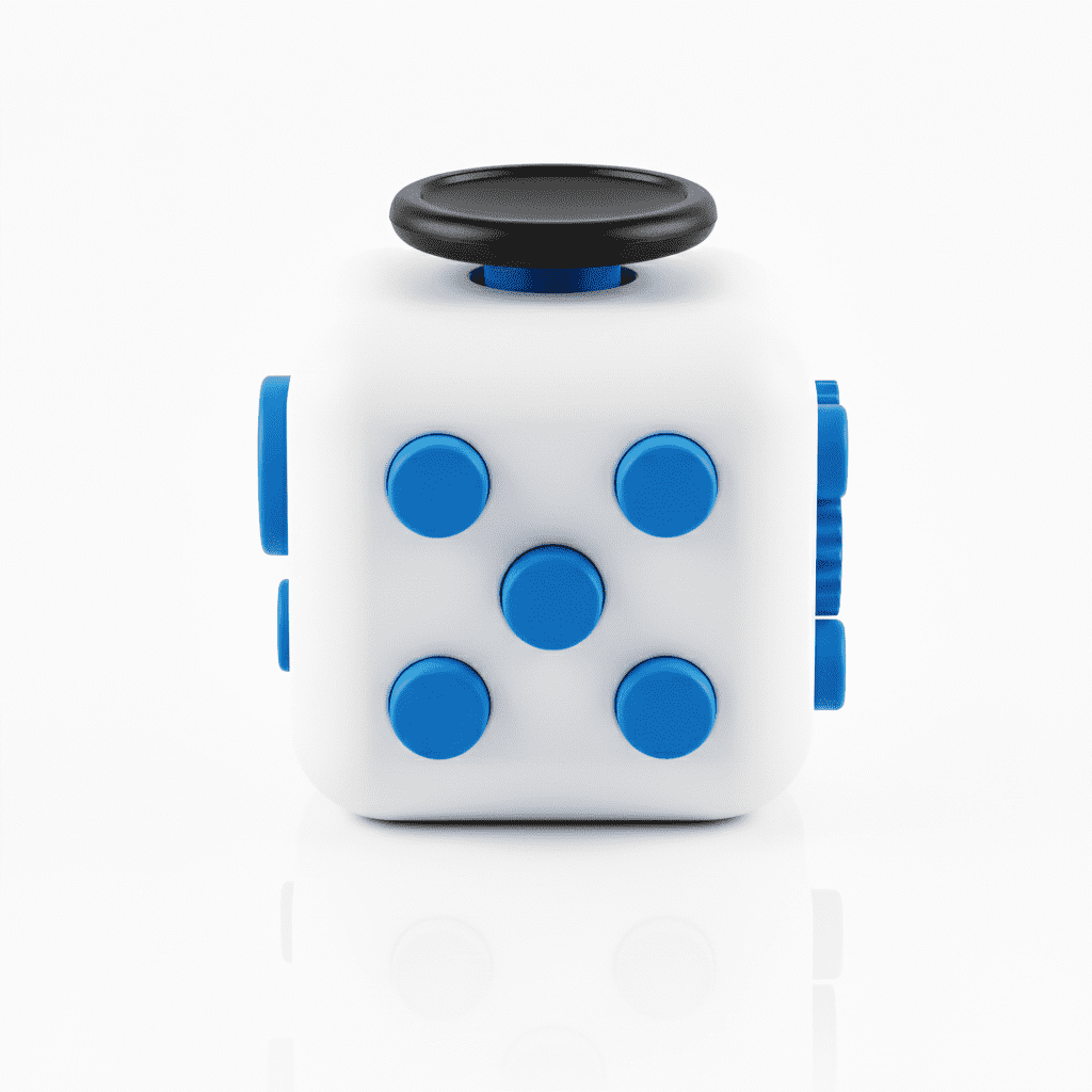 Premium Fidget Cube Toy – Stress Relief Gadget for Kids & Adults ...