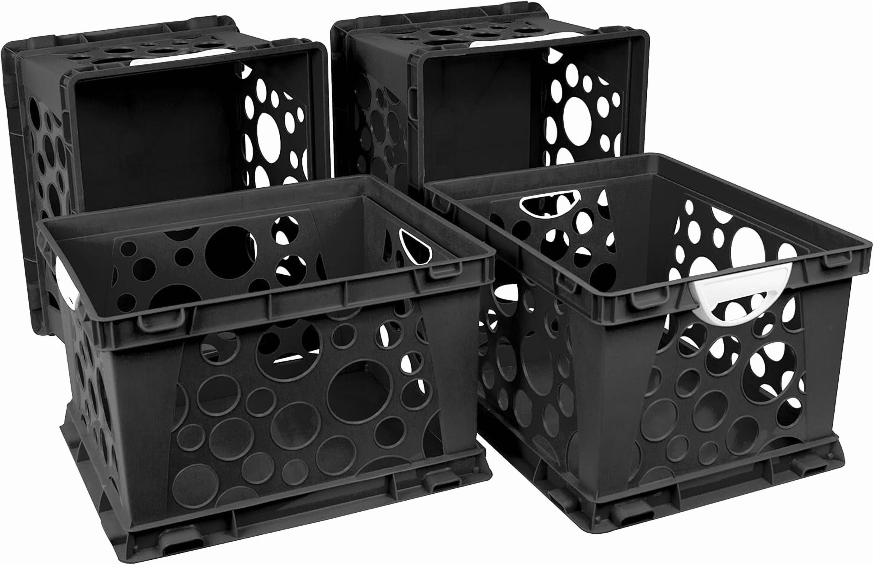 Premium File Crate with Handles – Letter and Legal Document and Folder ...