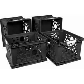 Office and Storage Crates in Assorted Colors for Organization