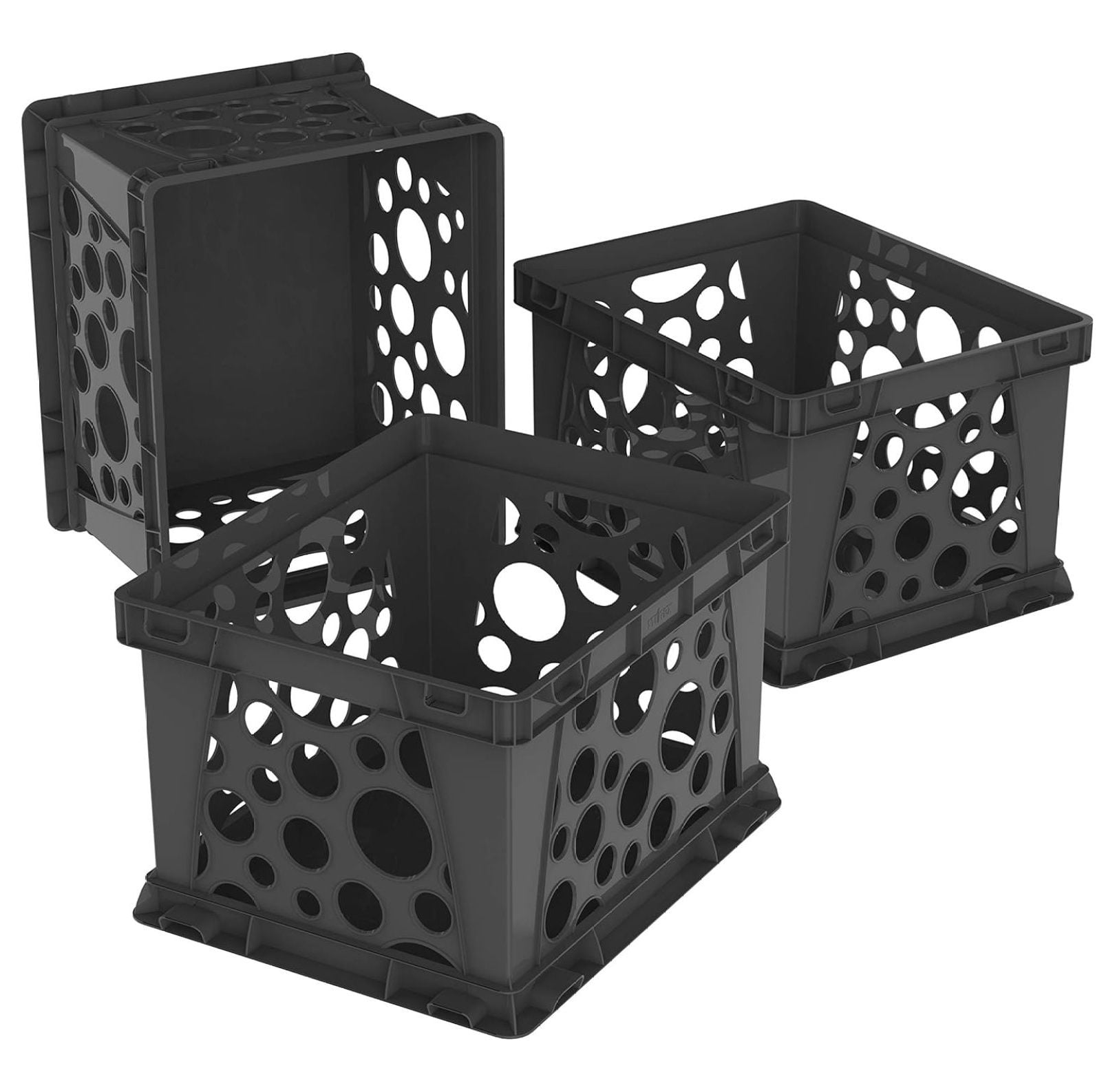 Premium File Crate with Handles – Letter and Legal Document and Folder ...