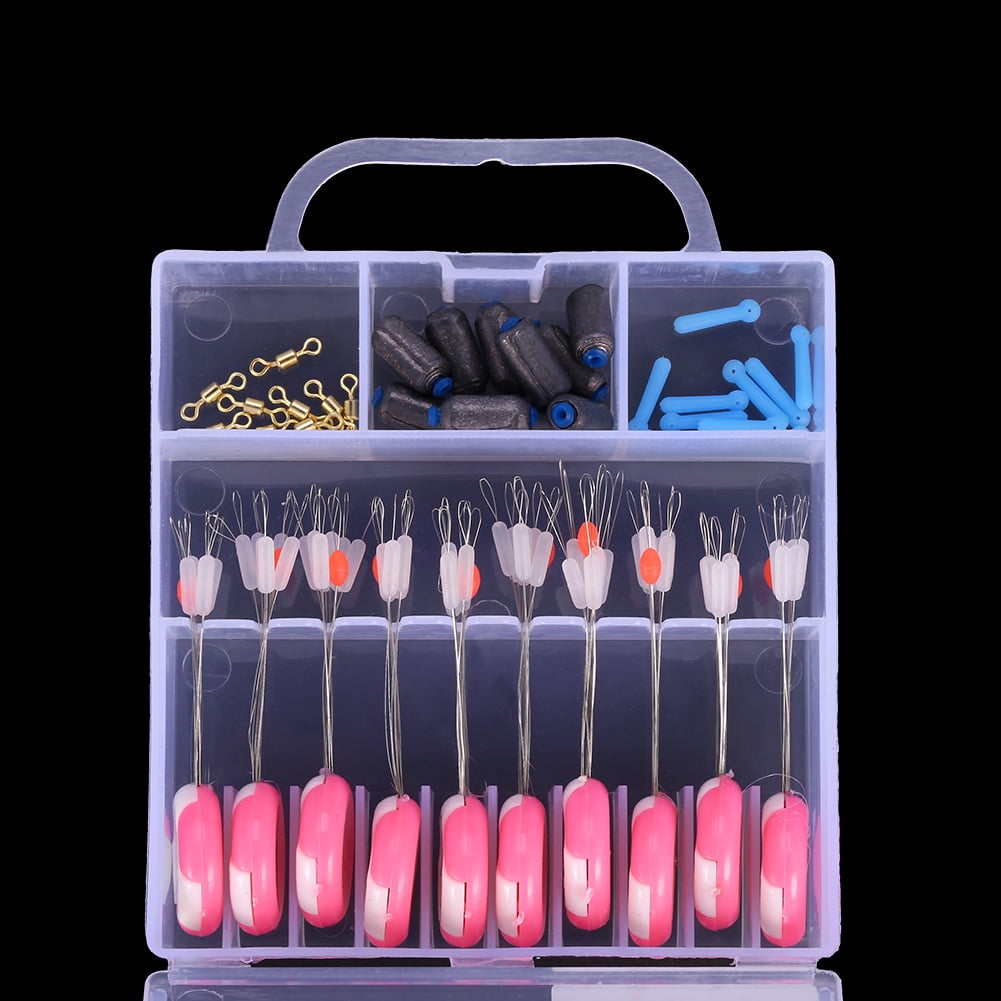 Sarapandan Fishing Stoppers Space Beans Rolling Swivels Tackle Set ...