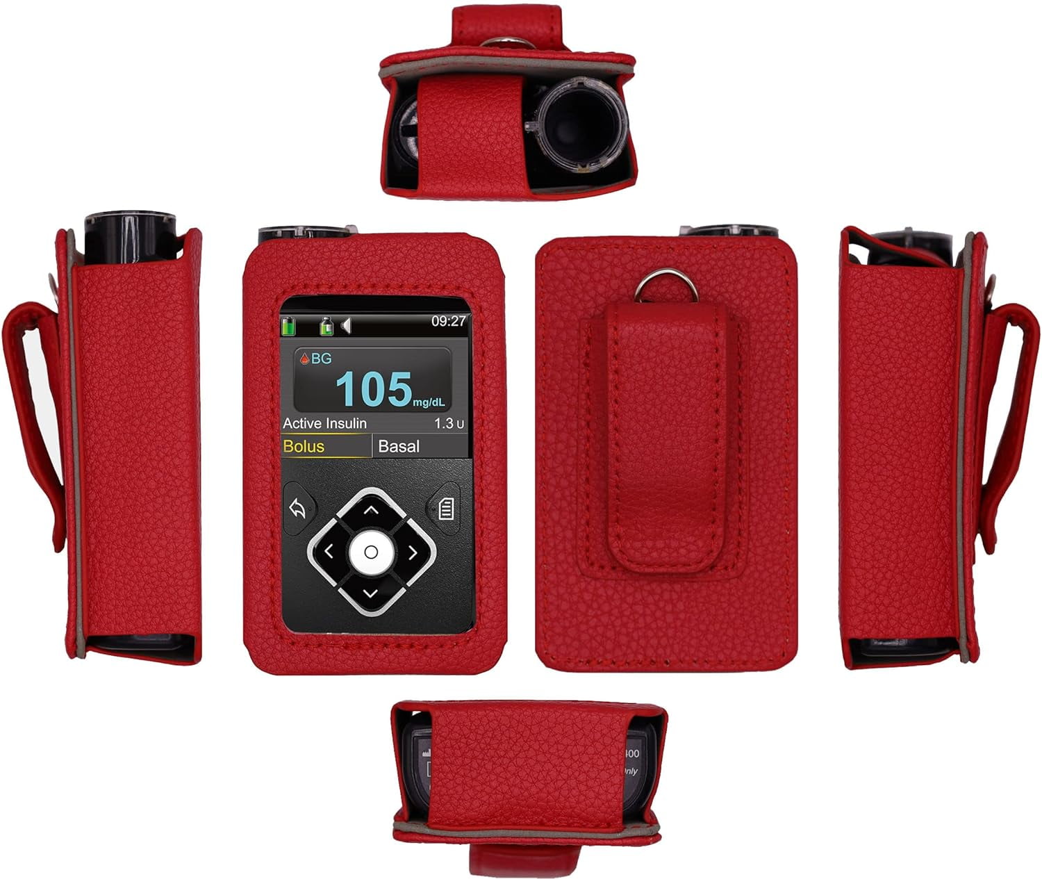 Premium Fitted Leather Case With Screen Protector And Belt Clip Neck