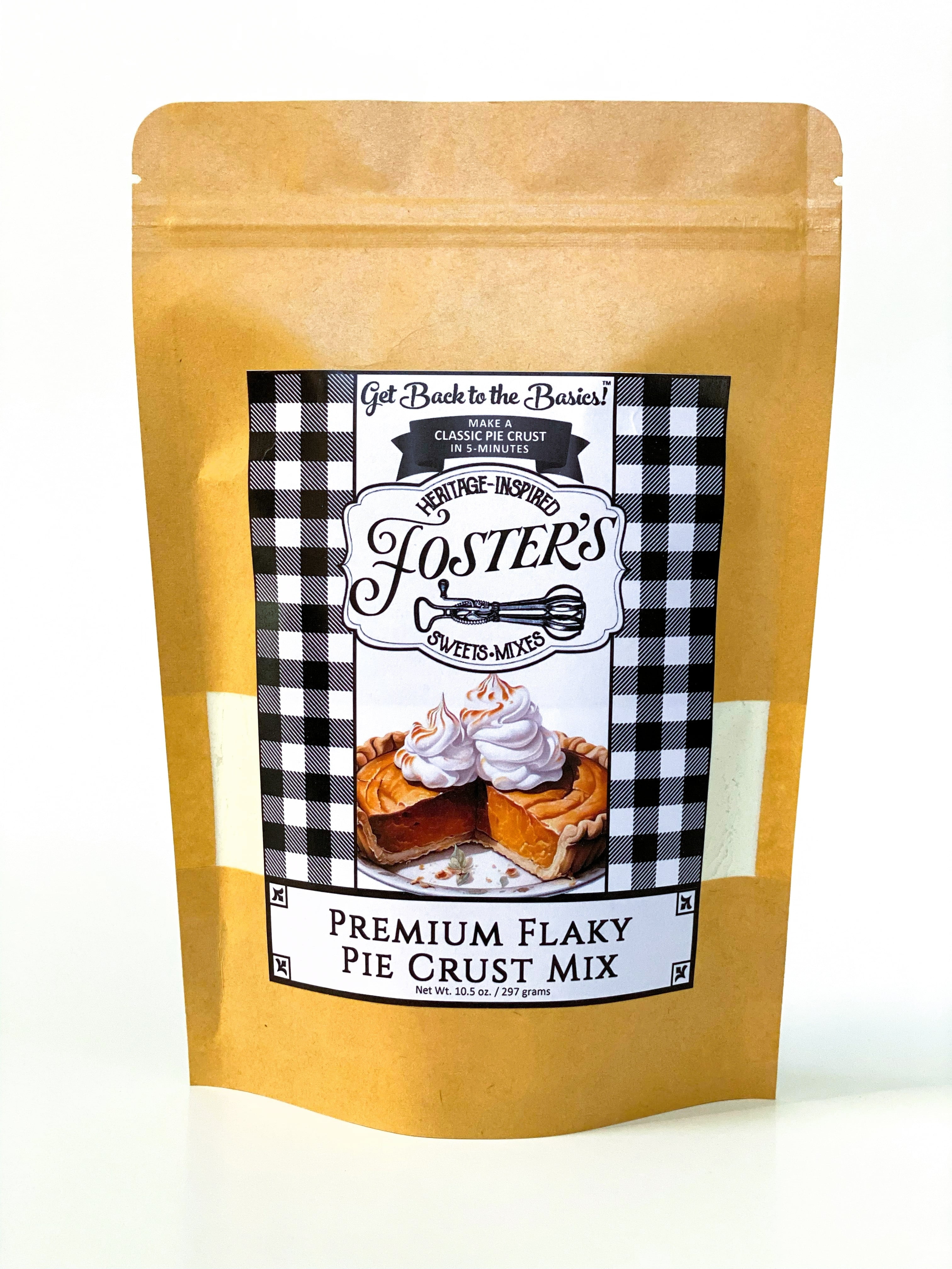 Foster's Sweets & Mixes Old-Fashioned Premium Flaky Pie Crust Mix, 10.5 ...
