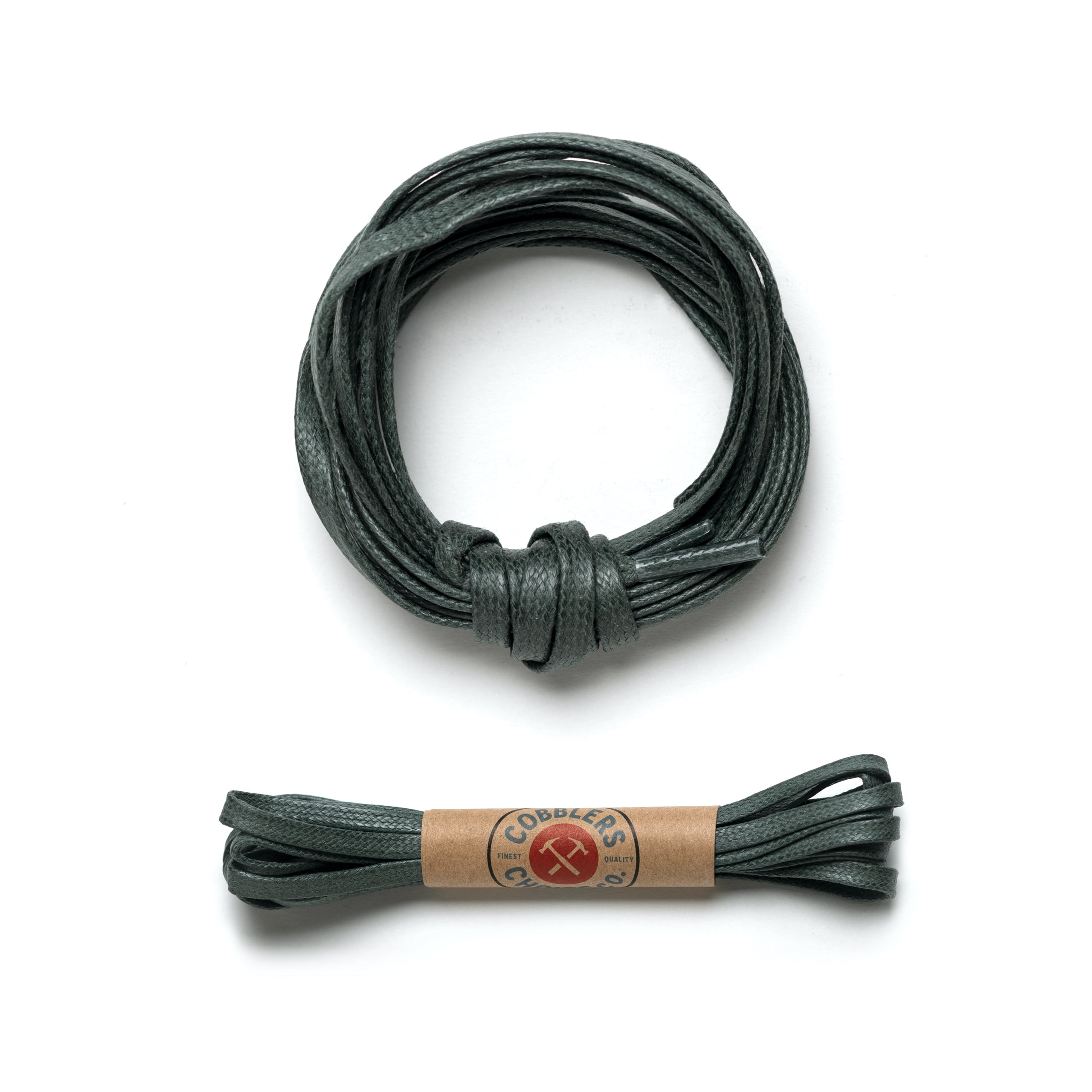 Premium Flat Waxed Cotton Boot Laces - Cobbler's Choice Shoe Laces ...