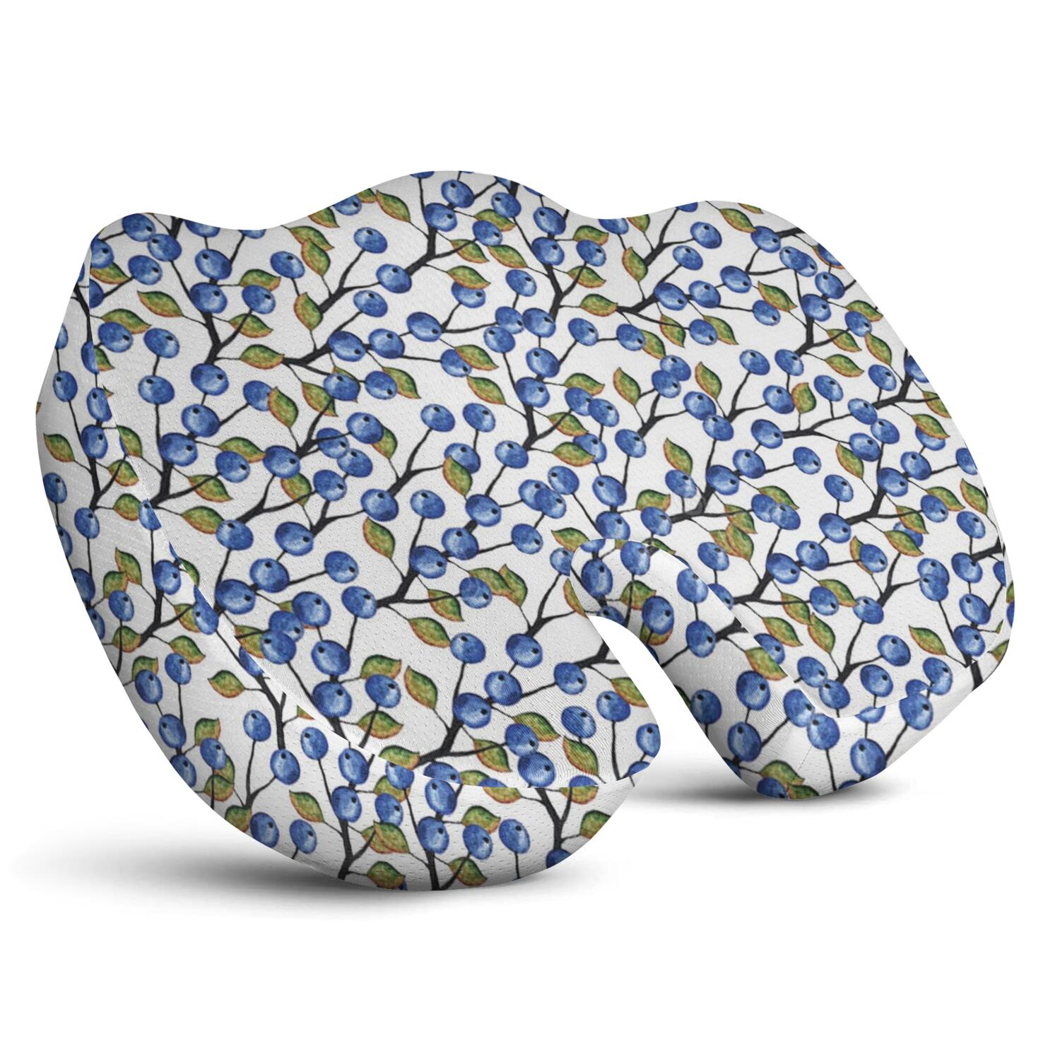 Premium Floral Pattern Memory Foam Seat Cushion Ergonomic Chair Pad for ...