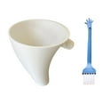 Premium Flour Funnel for Mixer 5 Qt,Anti-Splash Attachment for Tilt ...
