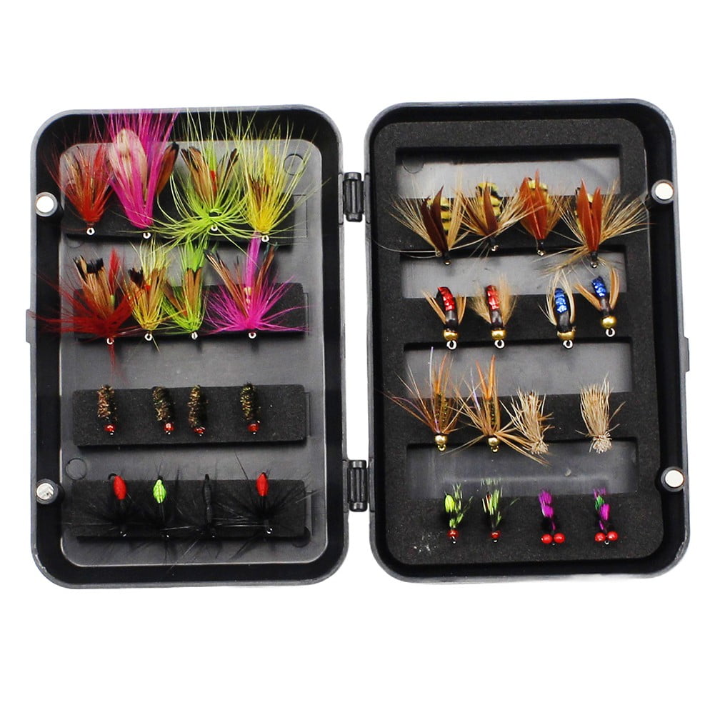 Premium Fly Fishing Flies Set 3224pcs Assorted Flies for Bass Trout ...