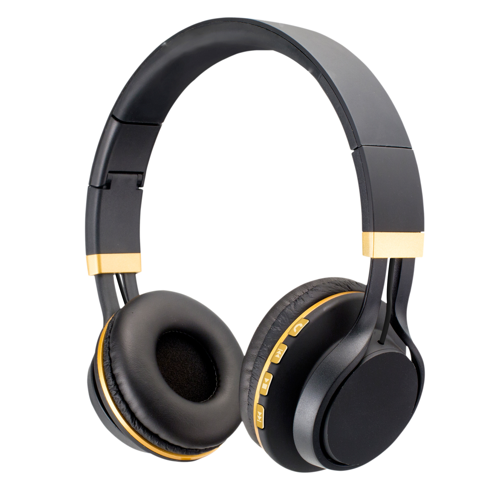 Premium Foldable Over-the-Head Stereo Wireless Headphone Compatible ...