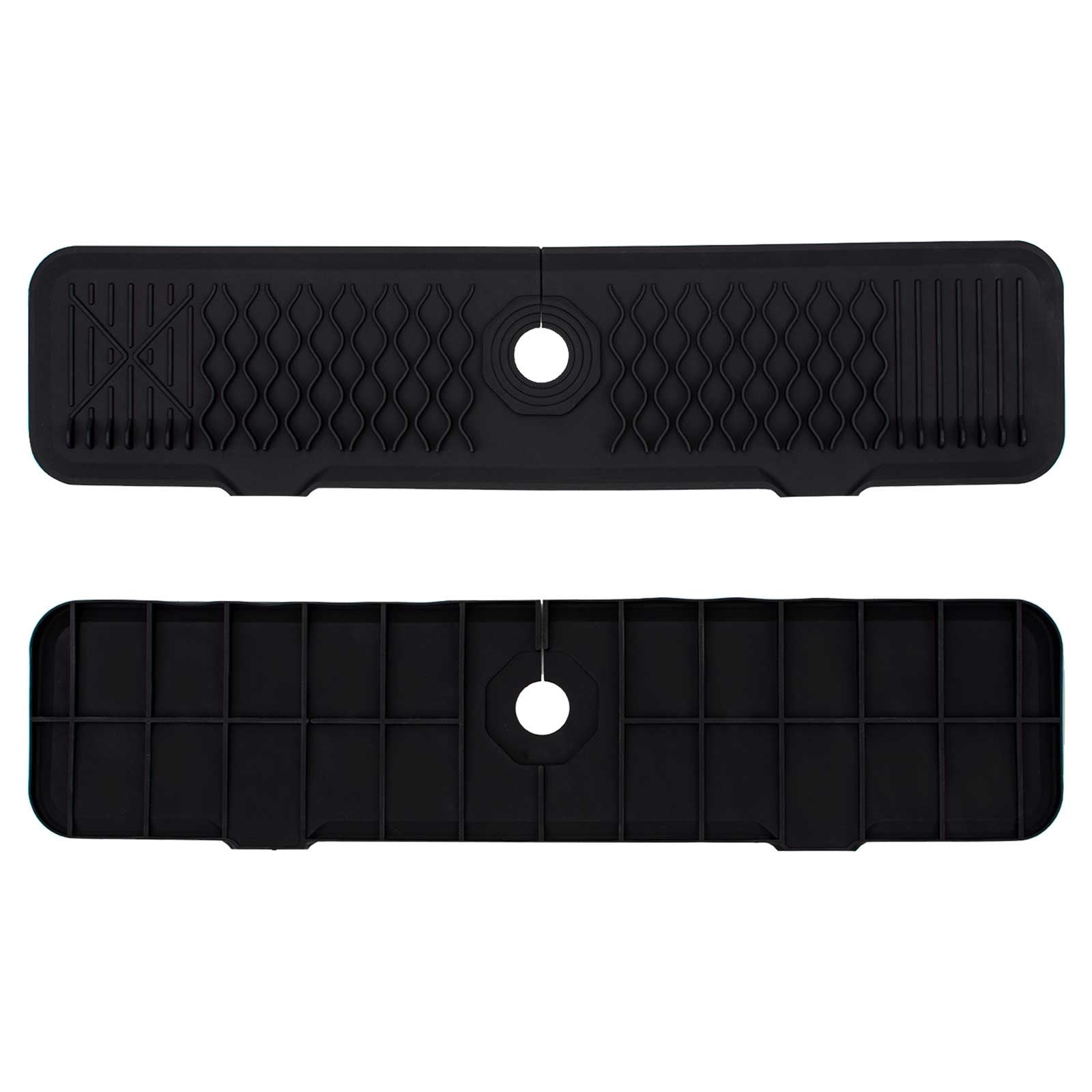 Premium Food Grade Sink Mat - Non-Slip Slope Design for Quick Drainage ...