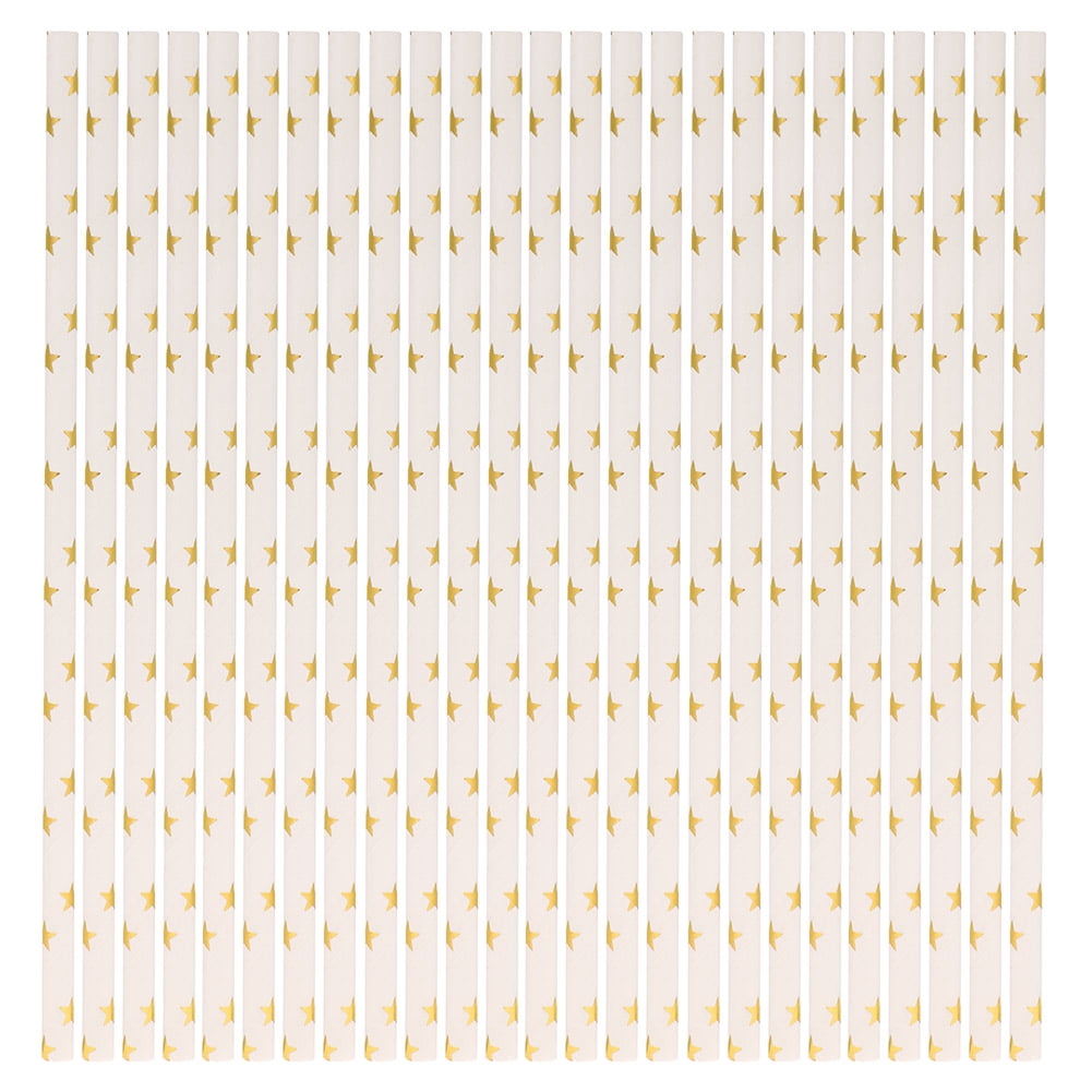 Premium Food Safe Golden Paper Straws for Celebrations - Weddings ...