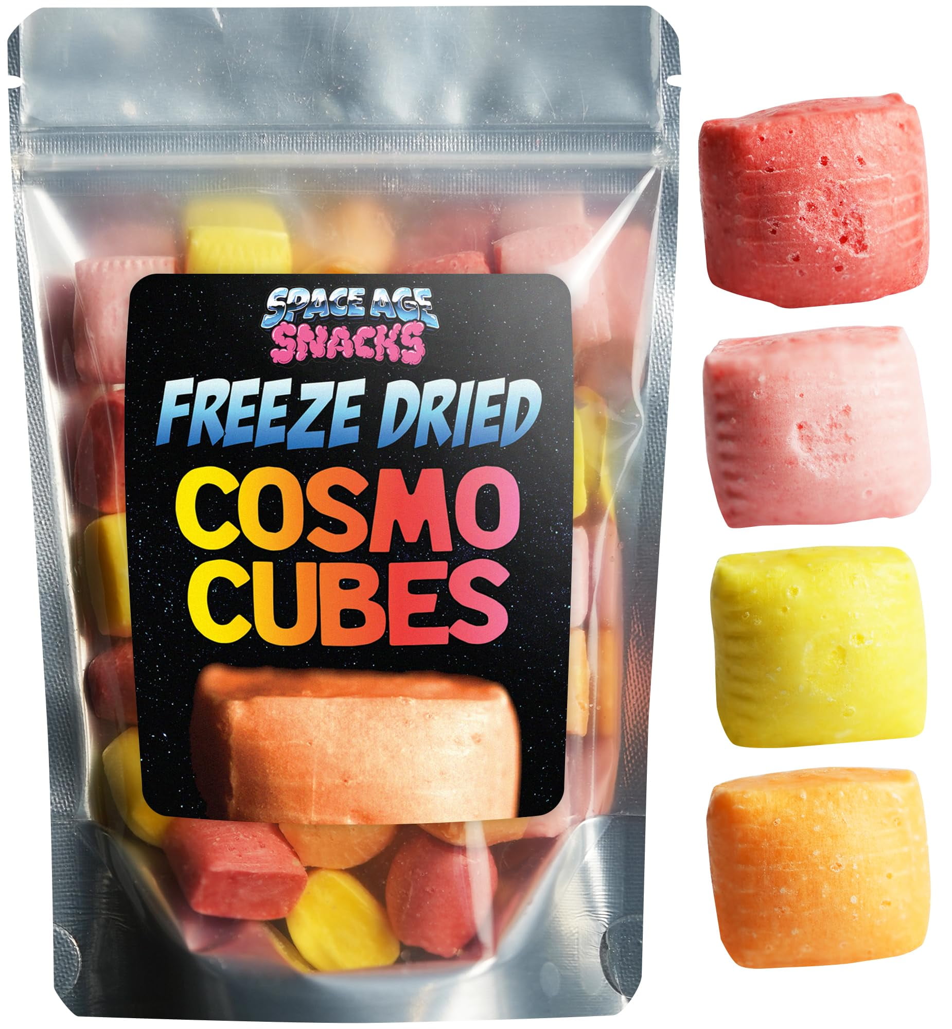 Premium Freeze Dried Candy BCF26 - 5 Ounce Freeze Dried Cosmo Cubes ...