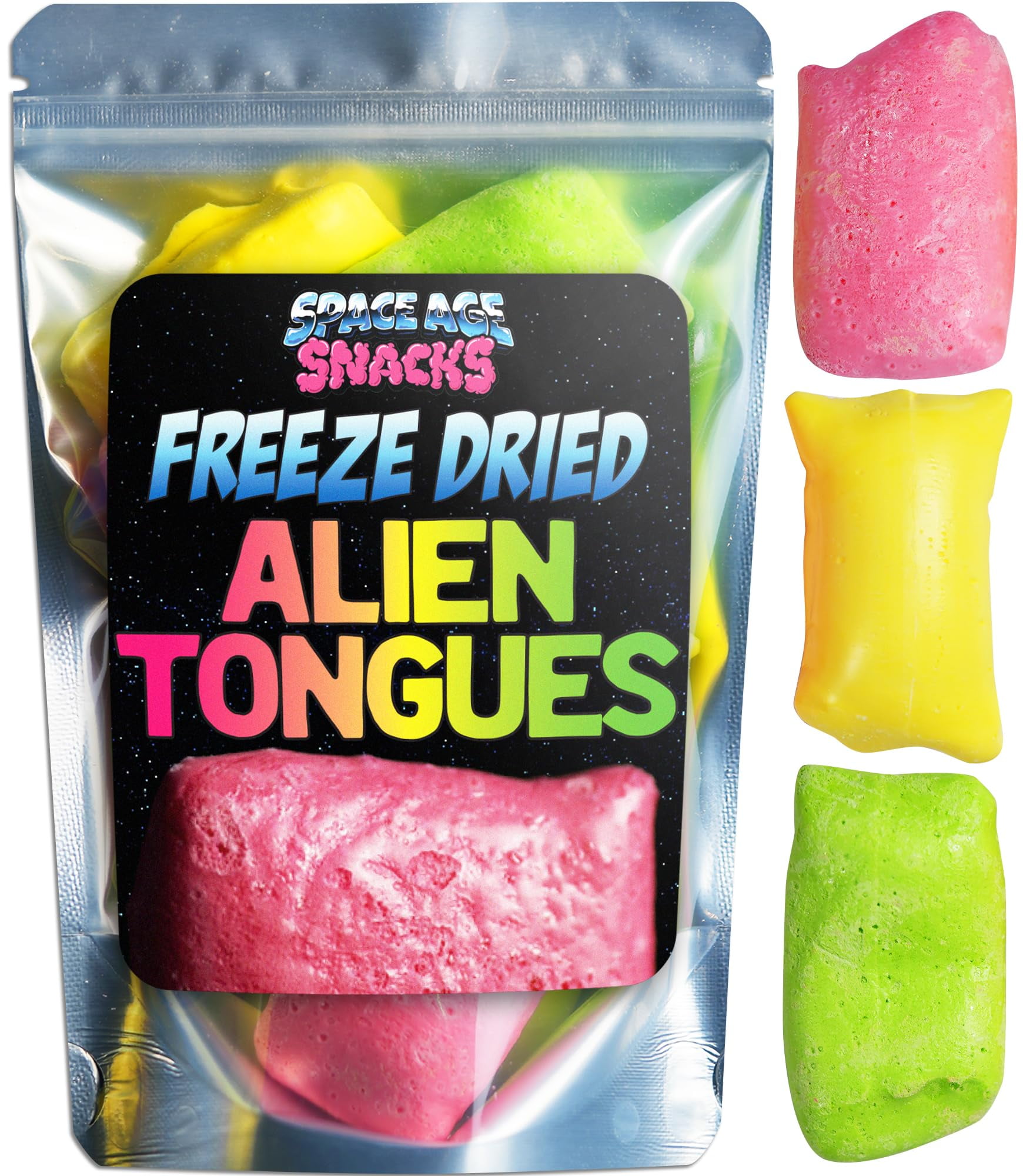 Premium Freeze Dried Taffy XEF1 Candy - Alien Tongues Crunchy Freeze ...