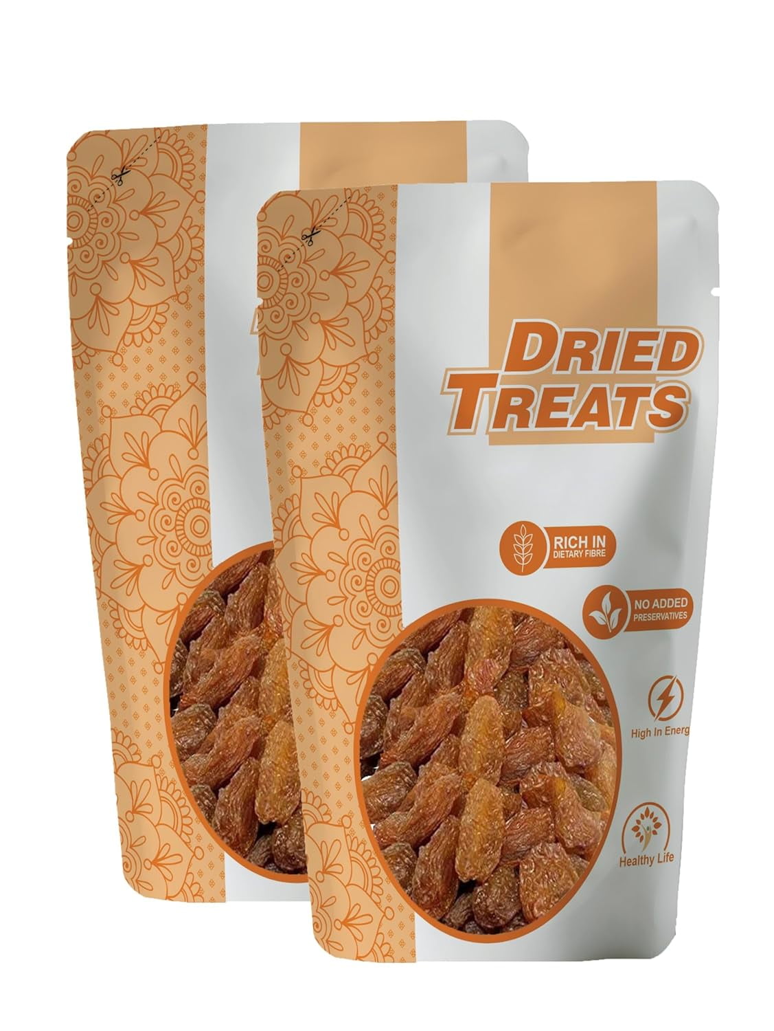 Premium Fresh Golden Raisins (Munakka) By Dried Treats 500gm, (250gm ...