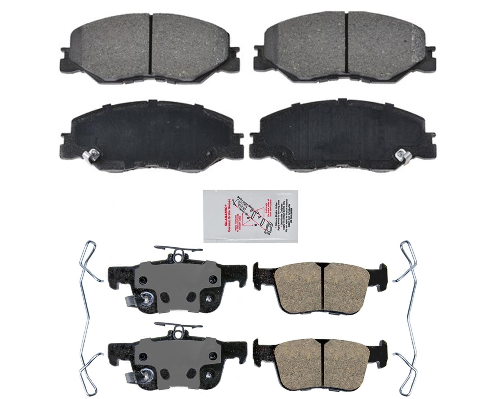 Premium Front & Rear Ceramic Disc Brake Pads For Honda Insight 2019 ...