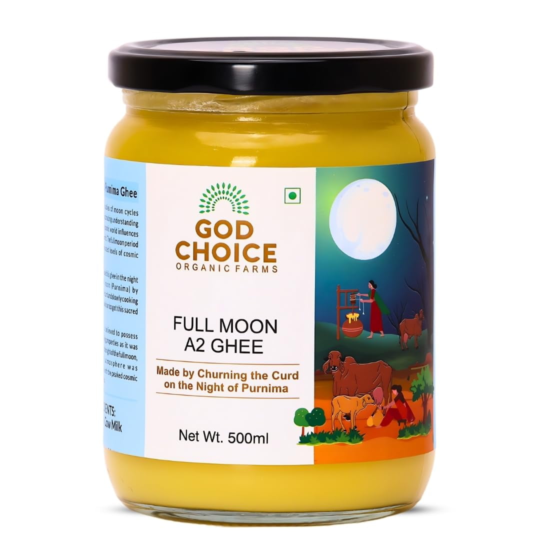 Premium Full Moon A2 Desi Cow Ghee By God Choice Organic Farms | High ...