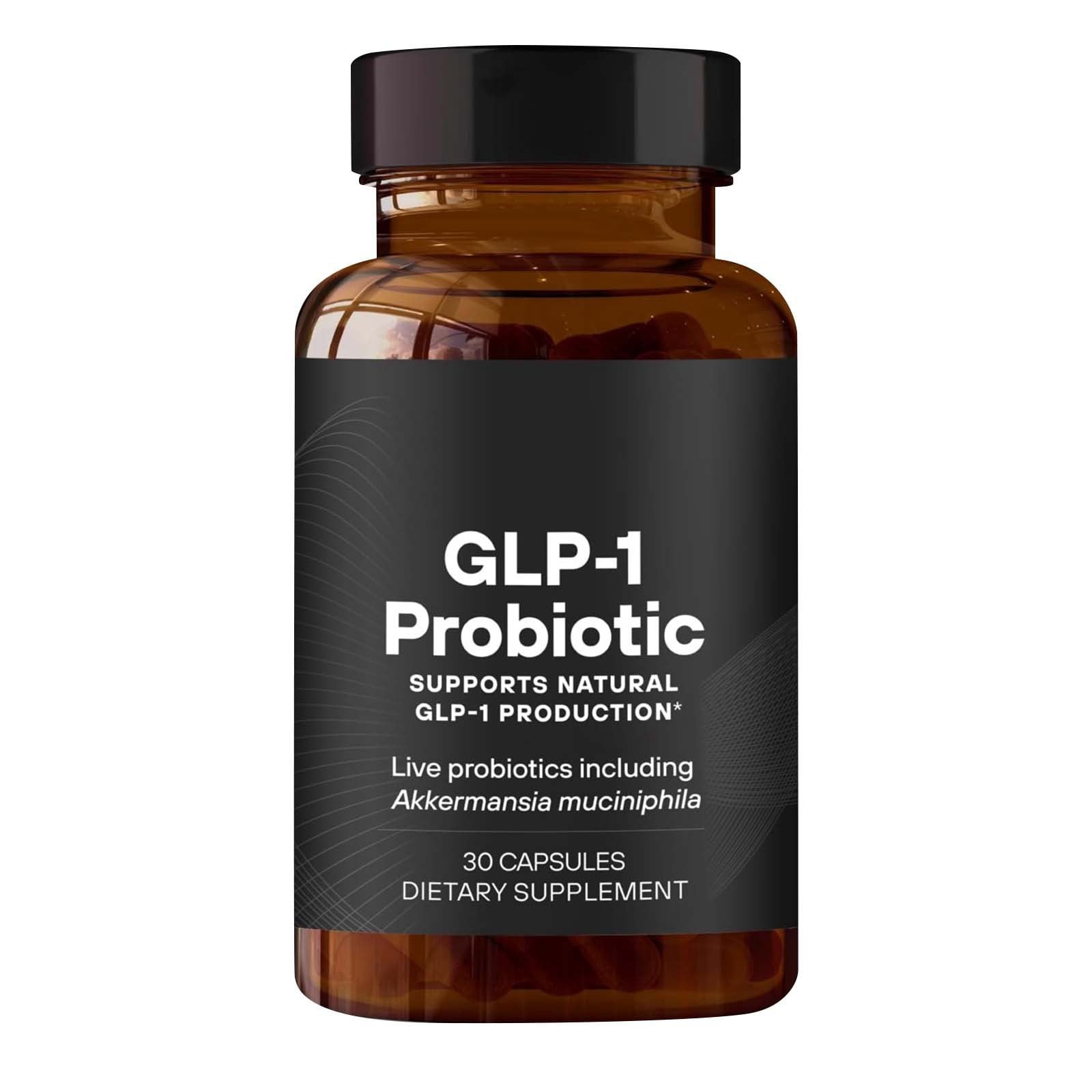 Premium GLP_1_Probiotic Capsules - 500M AFU Per Serving Multi-Strain ...