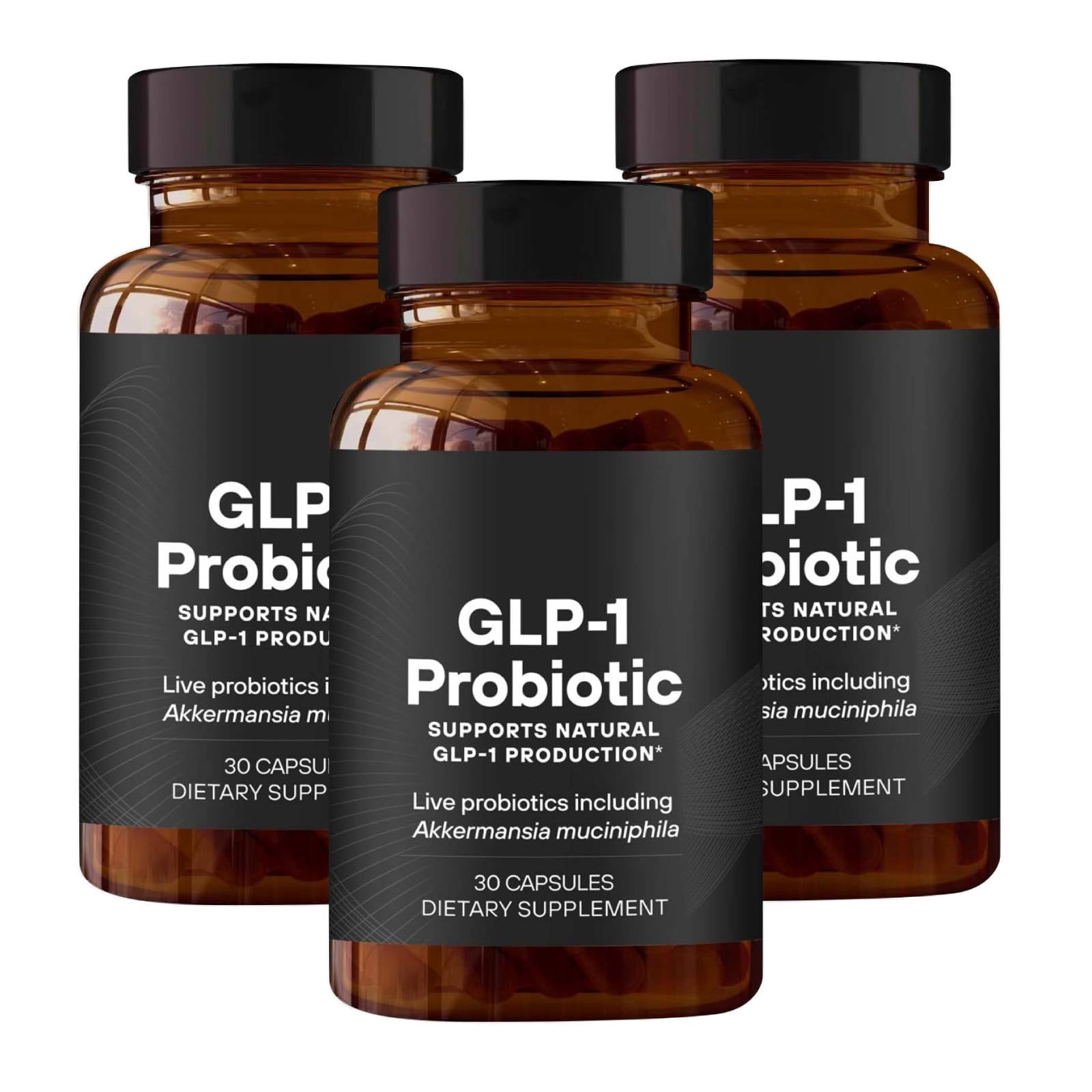 Premium GLP_1_Probiotic Capsules for Men Women - 500M AFU Per Serving ...