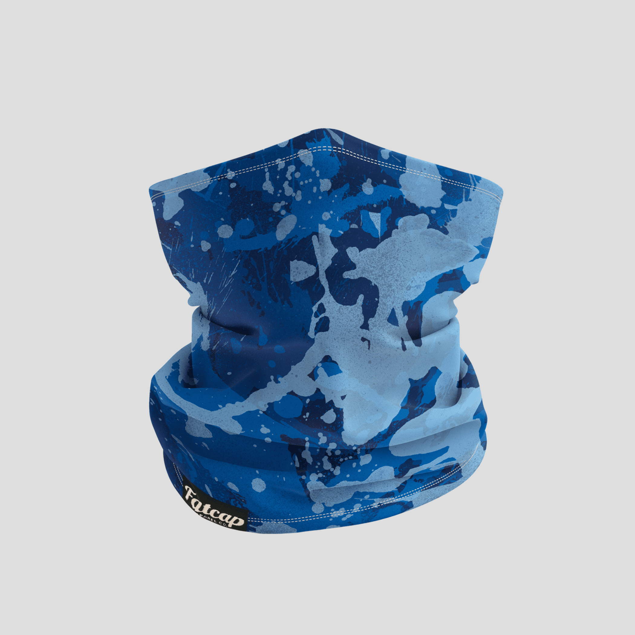 Premium Gaiter[ Camo Blue Paint Splatter ] - Walmart.com