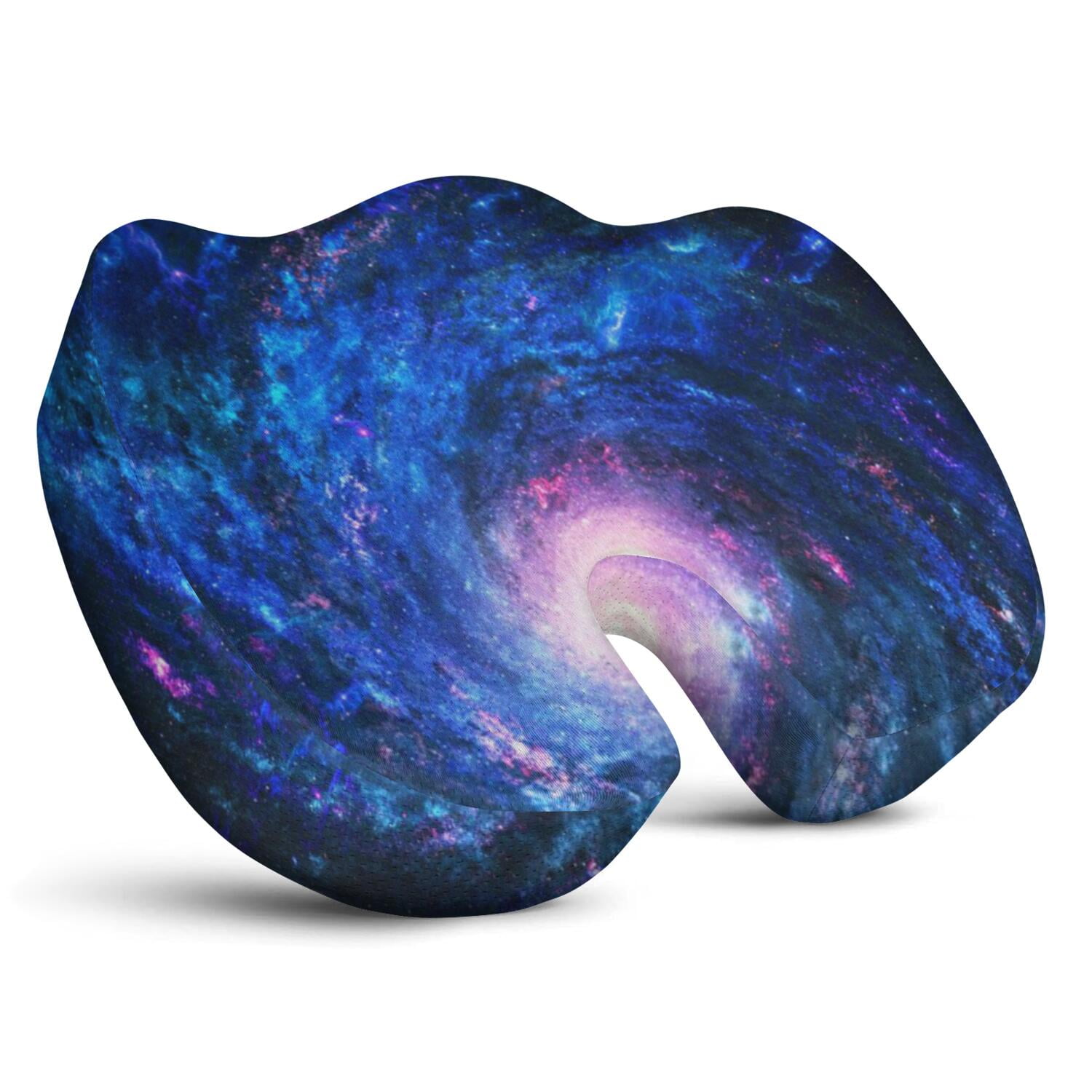 Premium Galaxy Pattern Memory Foam Seat Cushion Ergonomic Chair Pad for ...